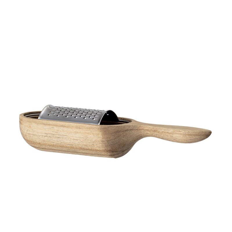 Reibe mit Behälter Tero Hela Akazie braun | dezain.de